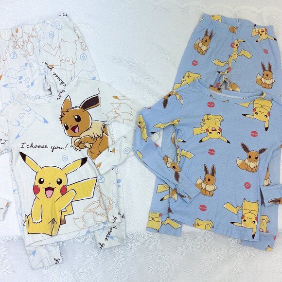 Pokemon | Pajamas | Pokemon Pajamas Set Bundle Of Two Pikachu Pjs ...